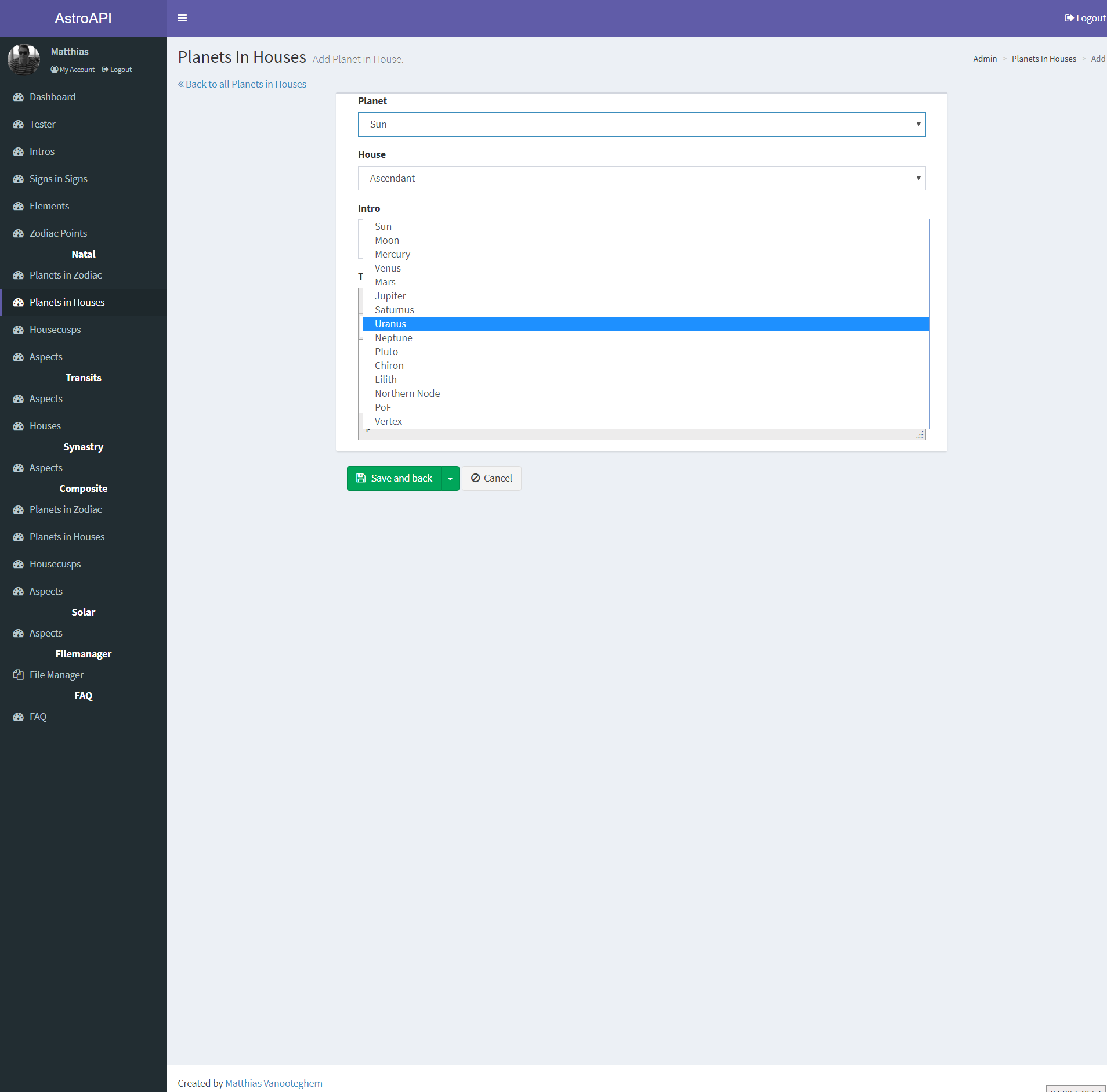 Astrological Astro Api - Astrology for developers | Bloom