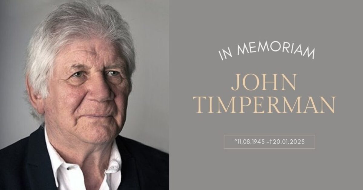 In memoriam: John Timperman: °11/08/1945 -†20/01/2025 -… | Bloom