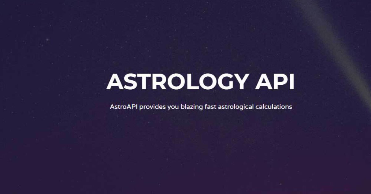 Astrological Astro Api - Astrology for developers | Bloom