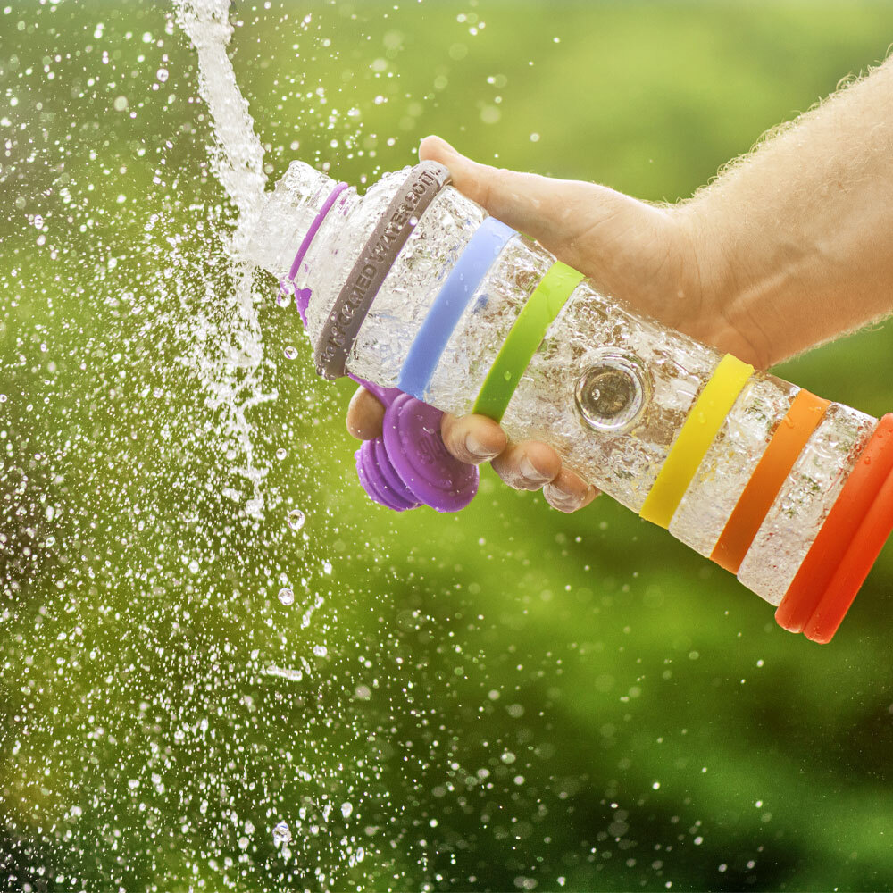 I9 Drinkfles Chakra - Rainbow: revitaliseer uw (kraan)water | Bloom