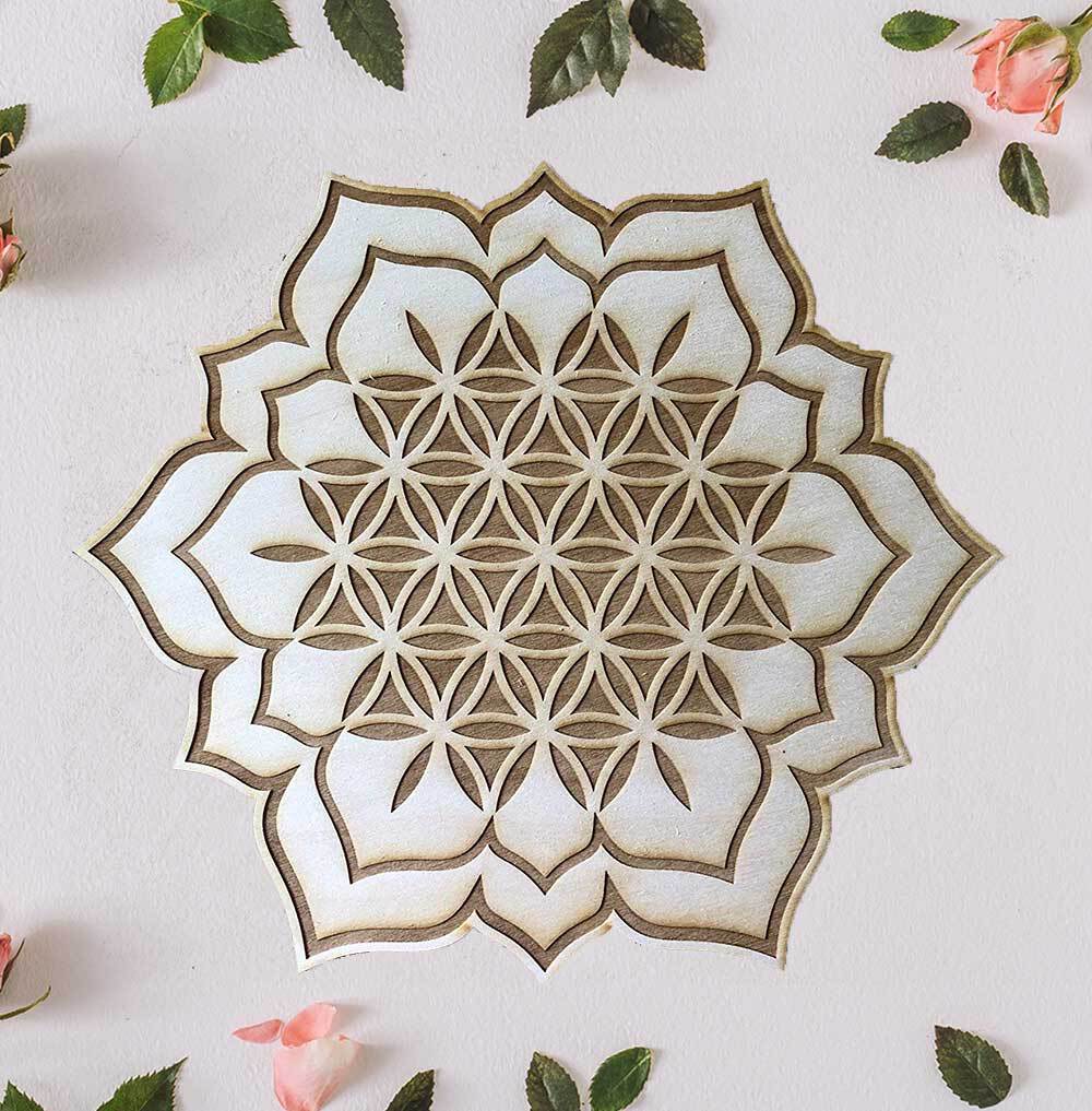 Flower of Life Crystal Grid: trek meer harmonie aan | Bloom