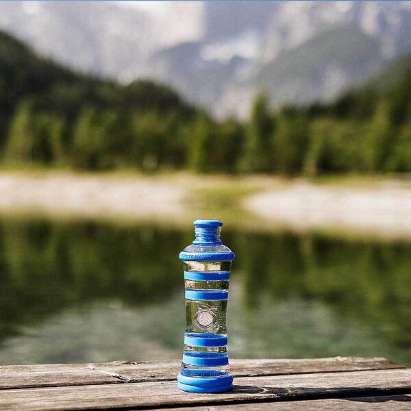 I9 Drinkfles Blauw - Relaxatie: revitaliseer uw (kraan)water | Bloom